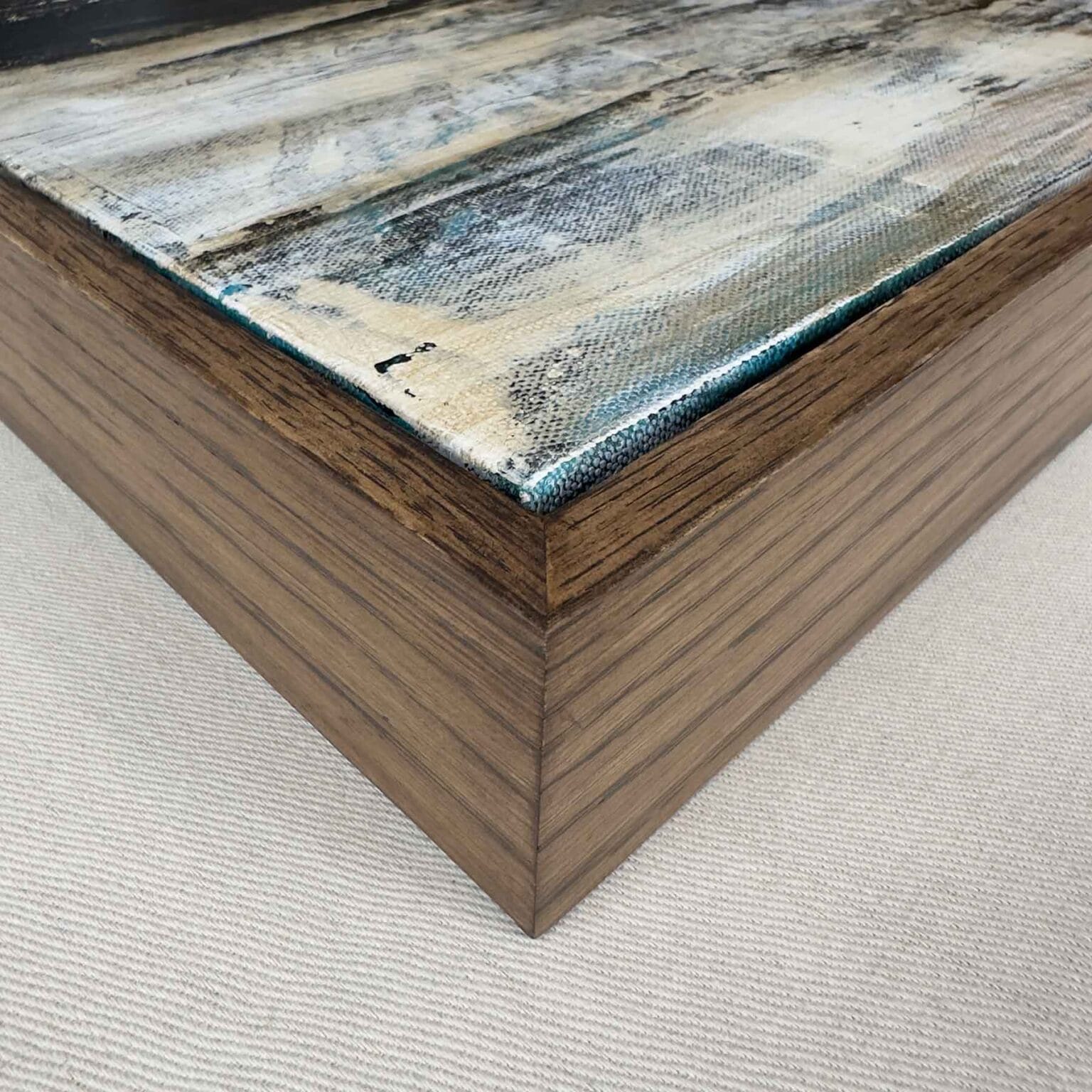 Red Oak Floating Frame - Oakside Customs