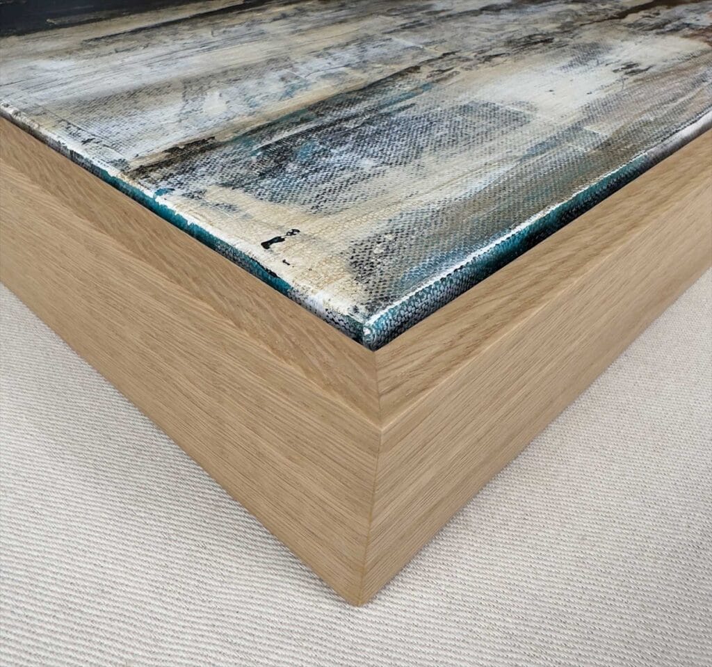 Red Oak Floating Frame - Oakside Customs