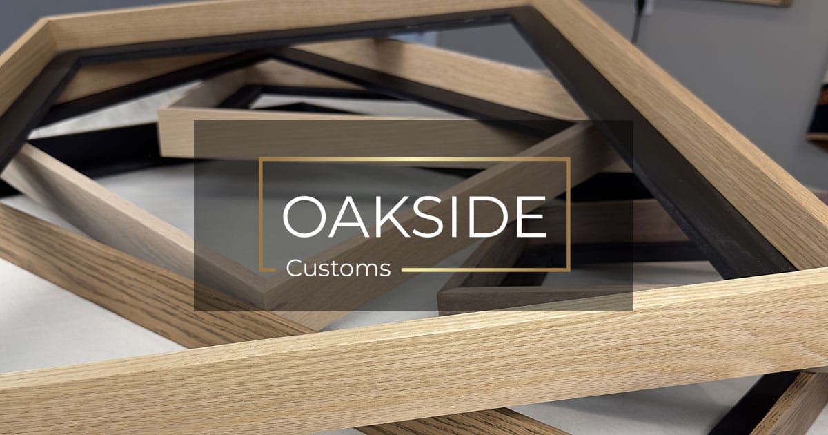 White Oak Floating Frame - Oakside Customs